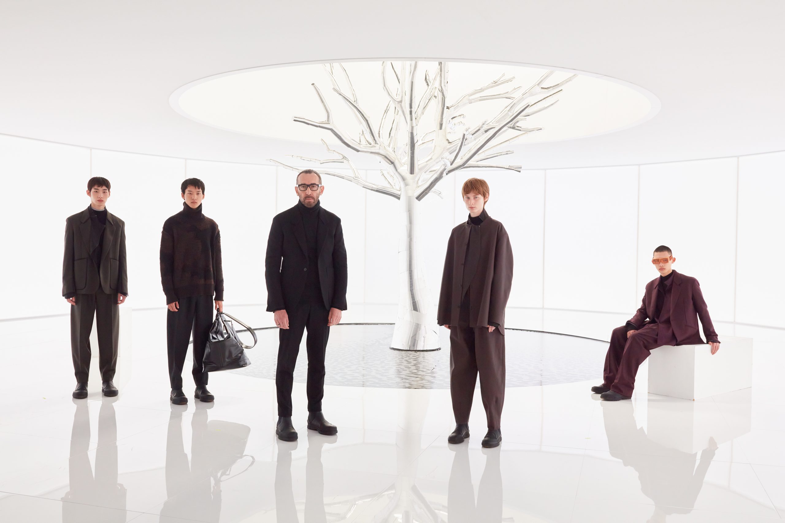 A grife italiana Zegna apresenta sua nova coleção na Semana de Moda ...