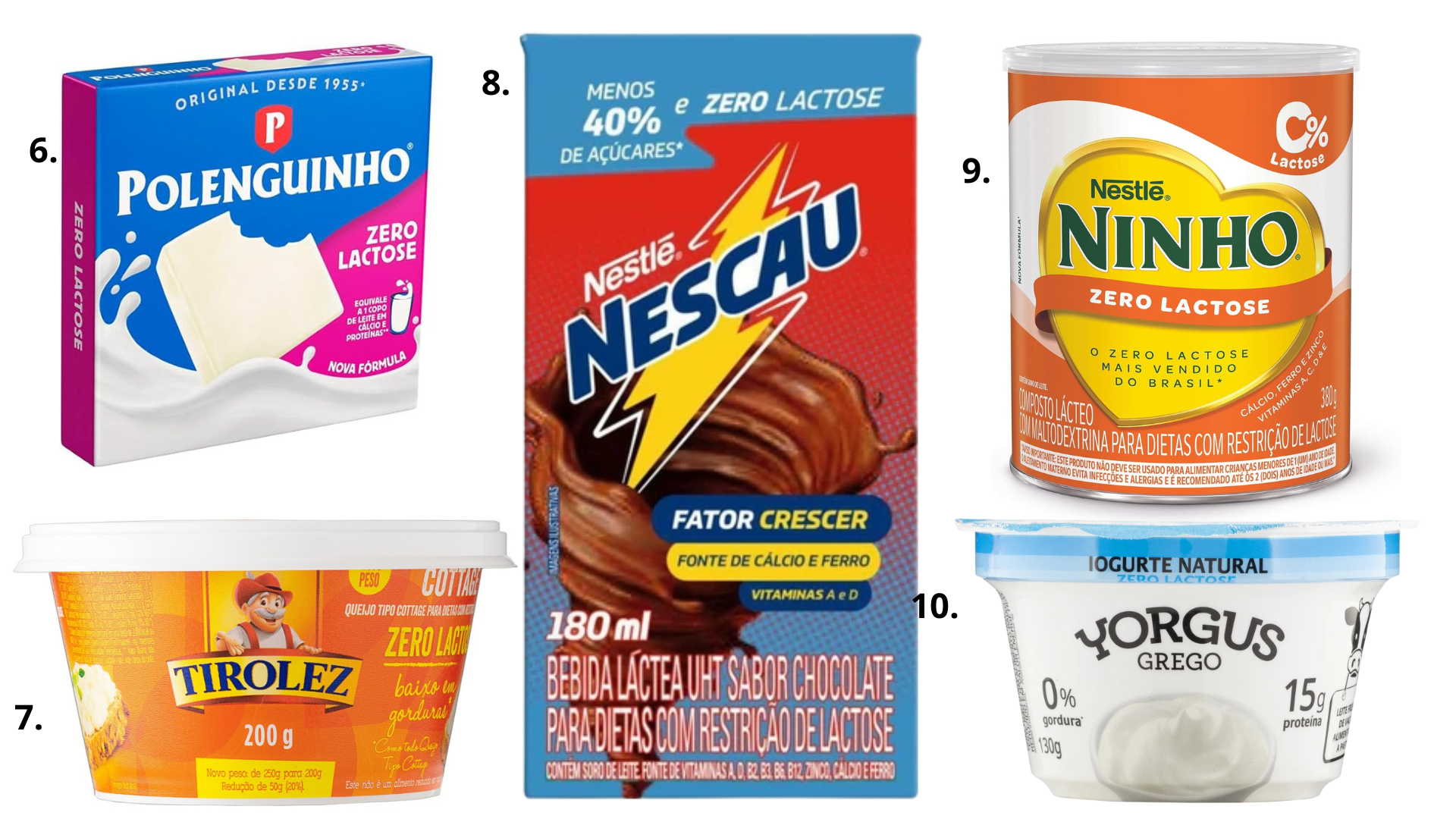 10 opções saborosas de produtos zero lactose para quem quer evitar o ...
